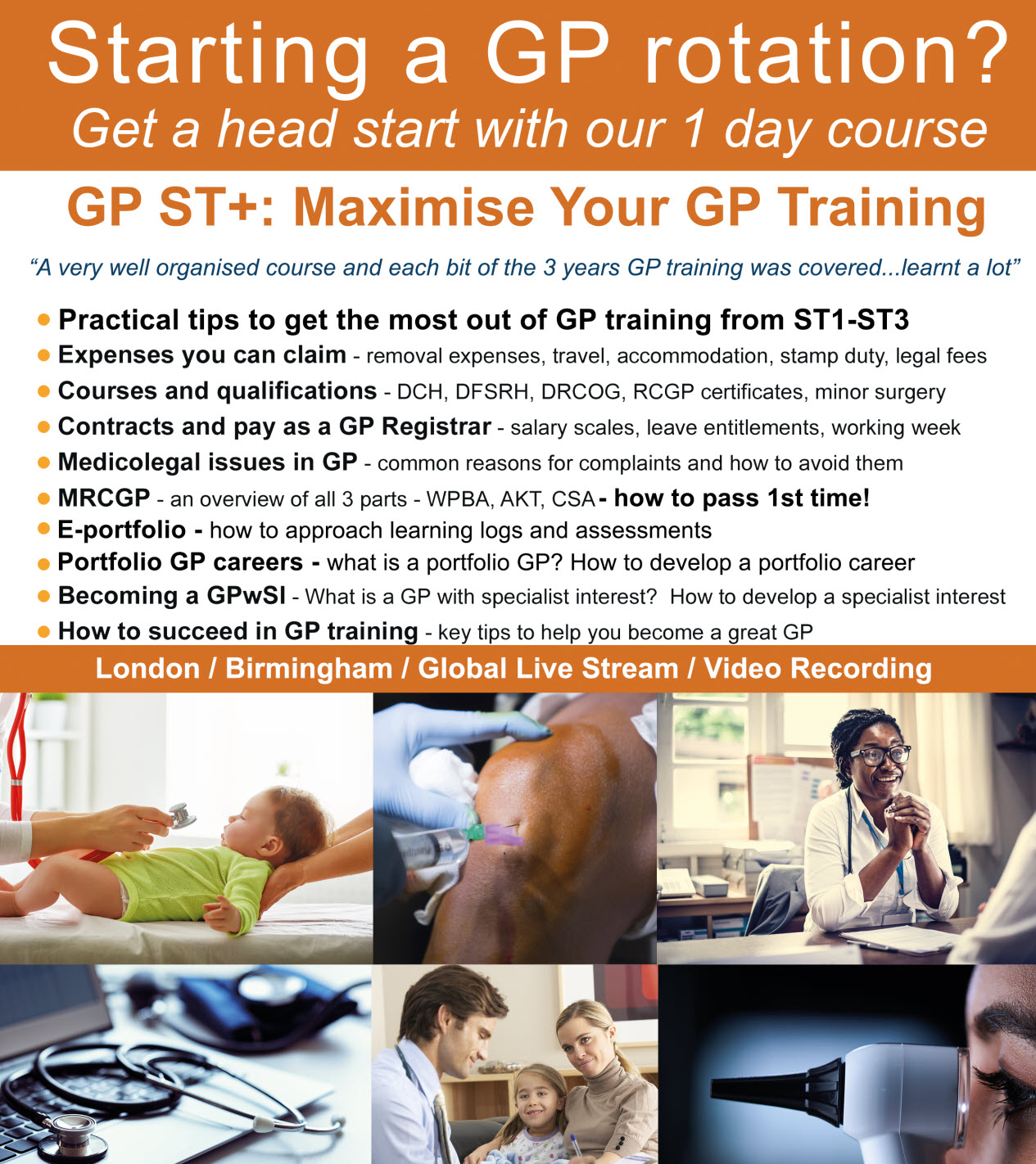 GPST+: Maximise Your GP Training Course - GP Training Support