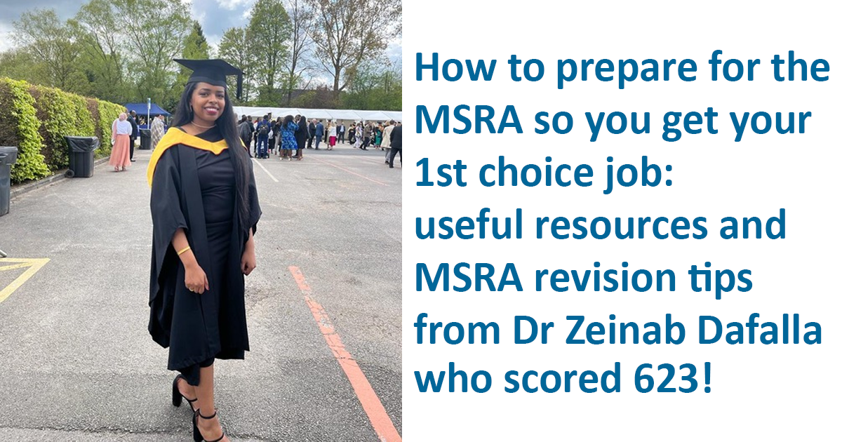 How to prepare for the MSRA so you get your 1st choice job - useful ...